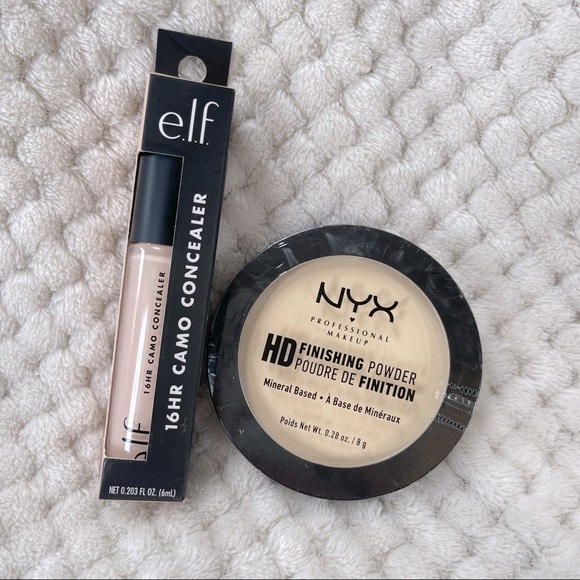 NYX | Makeup | Elf 6hr Camo Concealer Nyx Banana Hd Finishing Powder ...
